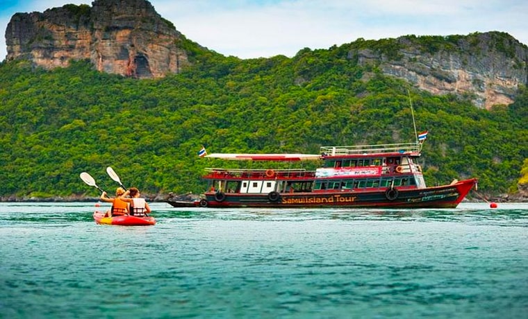Angthong Marine Park Snorkelling & Kayaking by Tour boat Koh Samui ...